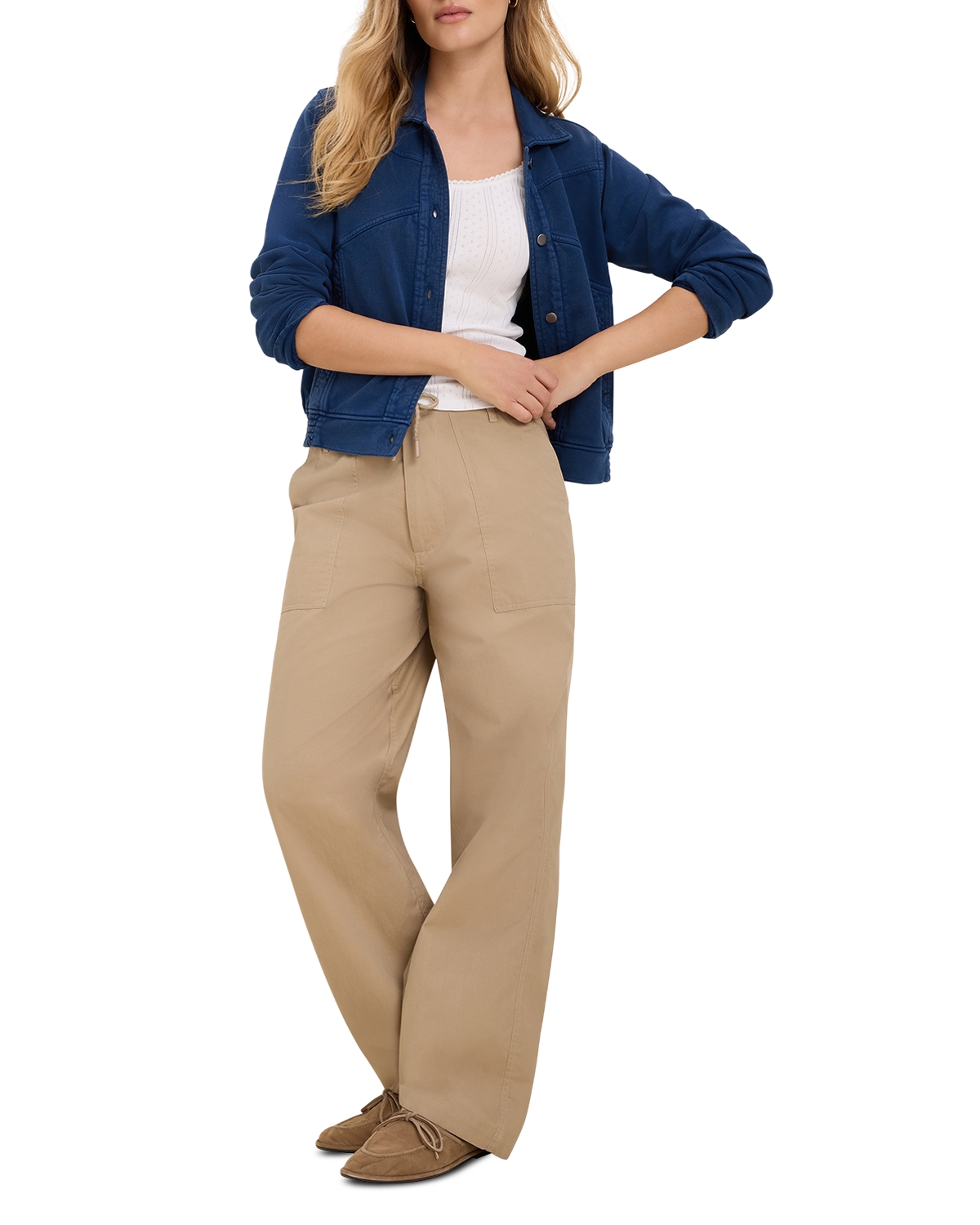 NIC+ZOE Nic+zoe Terry Bubble Jacket